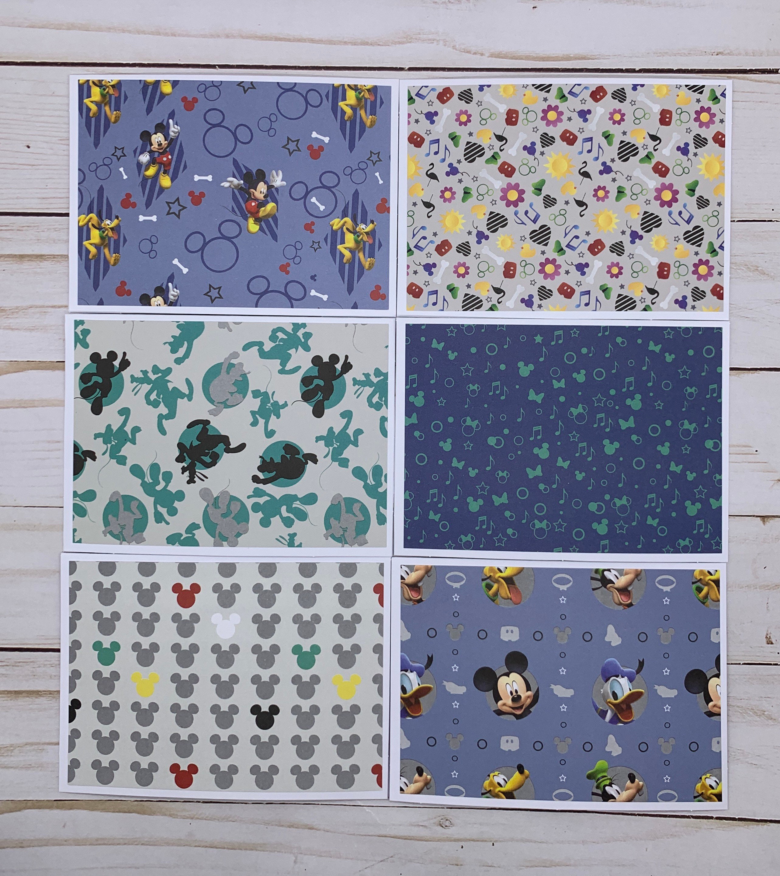 Handmade Note Cards Set of 12 Mickey Mouse and Pals Goofy | Etsy