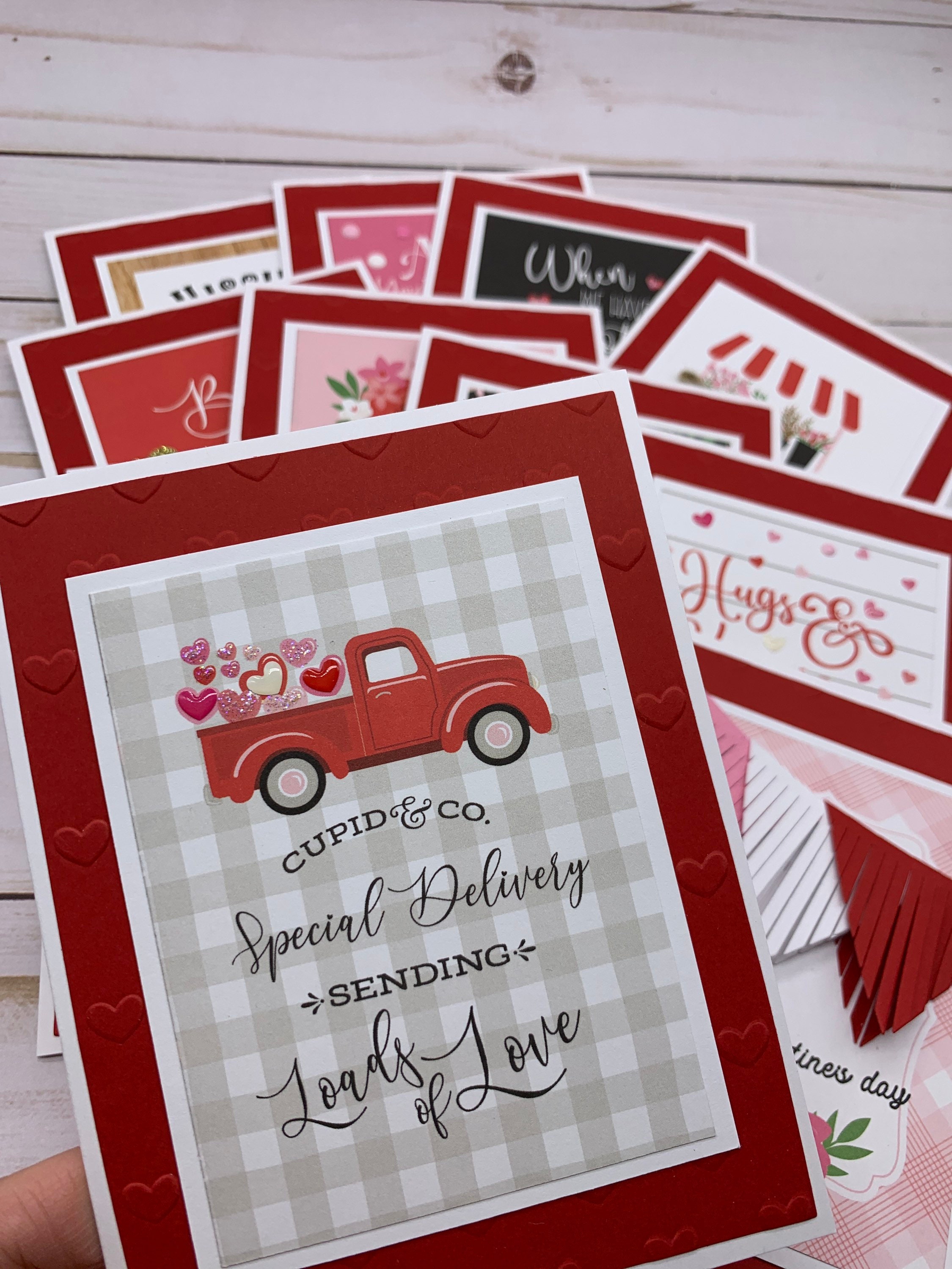 Happy Valentine's Day ~ Love You Letters ~ Hugs & Kisses ~ Handmade ...
