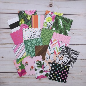 Assorted Note Cards Set of 20 Mini Scalloped Notecards 3x3 Blank Cards ...