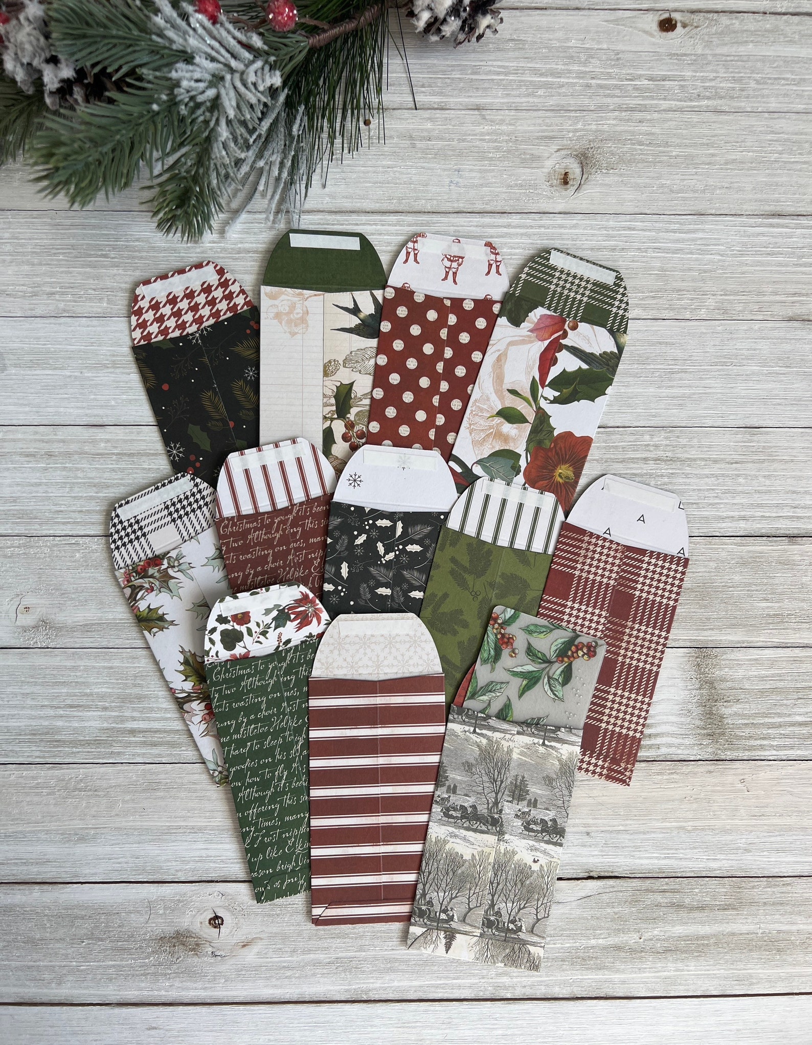 Gift Card Holders Christmas Holidays Thank You Money - Etsy