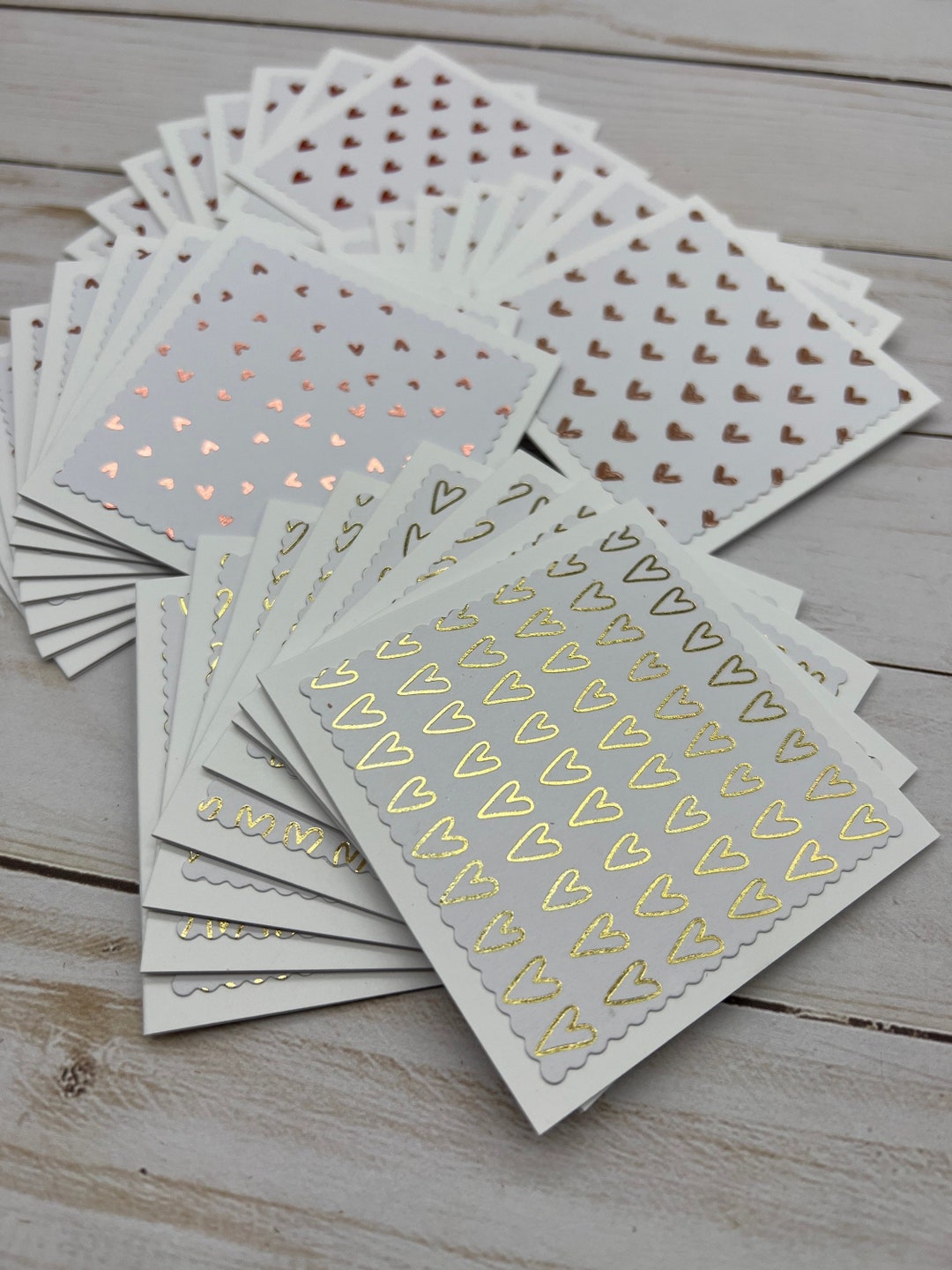 Assorted - Set of 8 Mini Note Cards ~ 3x3 Blank Cards With Envelopes ...