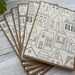 Note Cards Set of 6 ~ Welcome Home ~ Houses ~ Congratulations ~ Thank ...