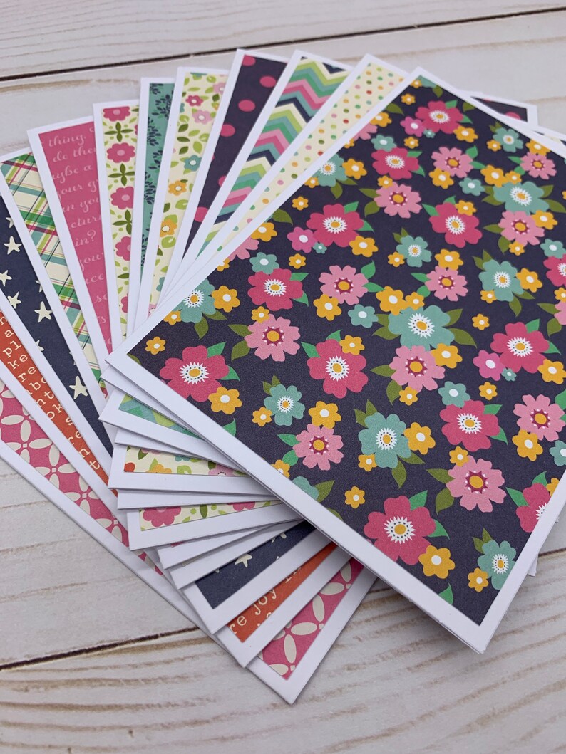 Handmade Note Cards Set of 12 ~ All Occasion ~ Thank You ~ Sun Summer ...