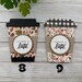 Thanks A Latte Gift Card Holders - Thank You ~ Coffee Shaped Gift Card ...