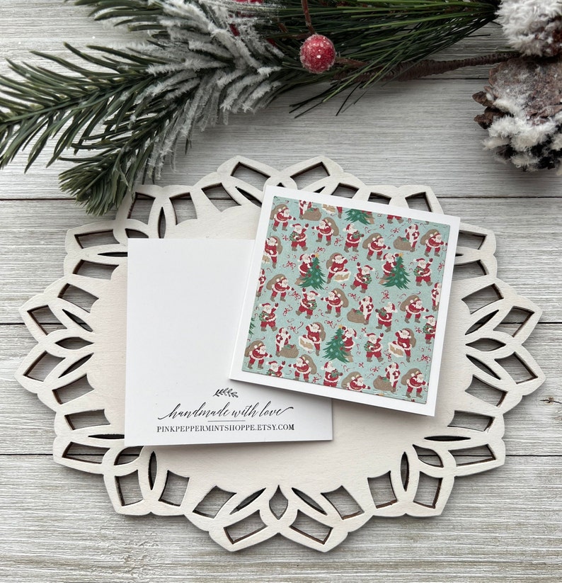 Set of 10 Mini Note Cards ~ 3x3 Blank Cards With Envelopes ~ Lunch Box ...