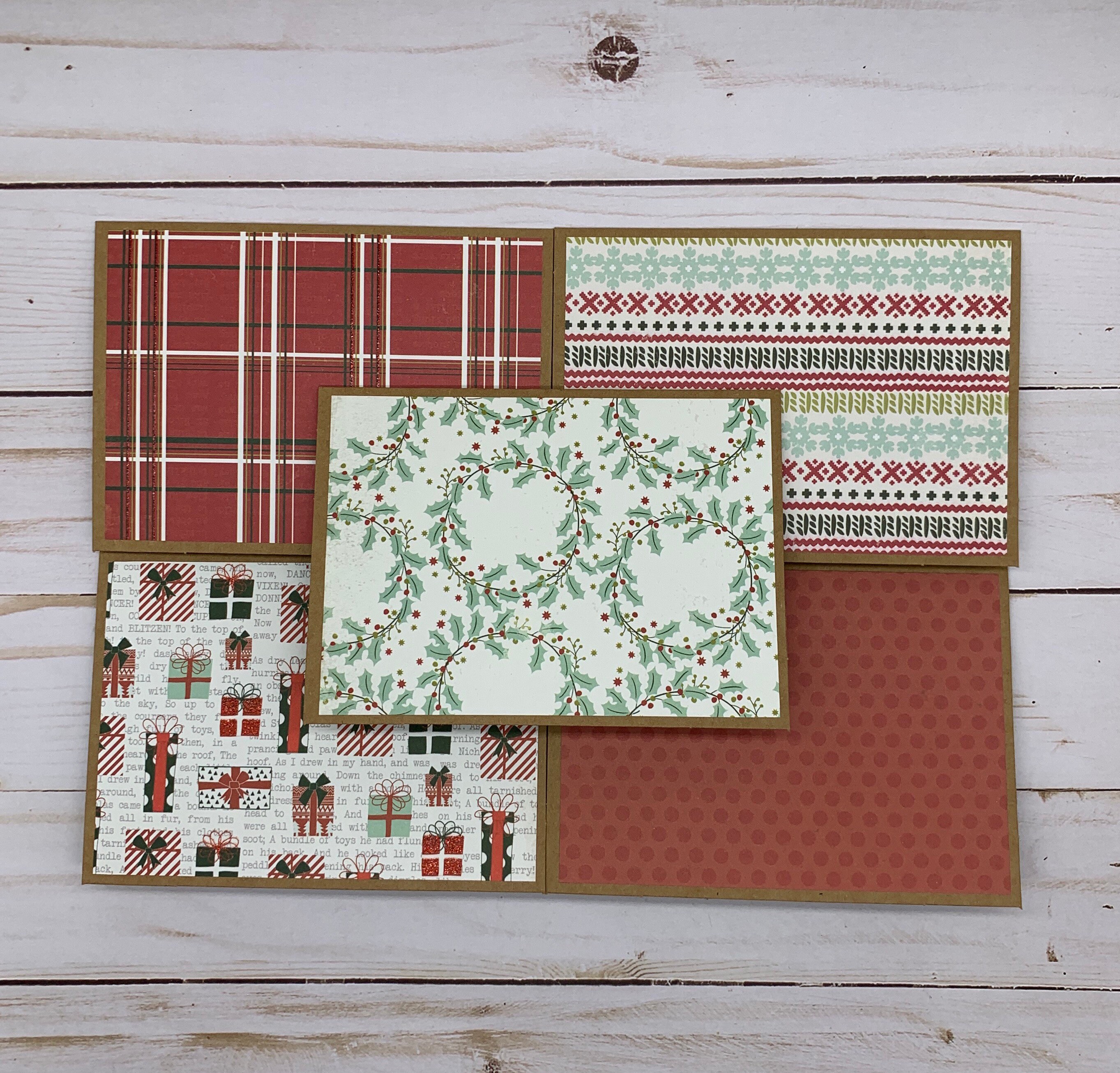 Handmade Note Cards Set of 10 ~ All Occasion ~ Merry Christmas ~ Winter ...