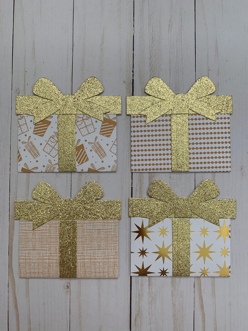 Christmas Gift Card Holders Holiday Presents Gift Card or - Etsy