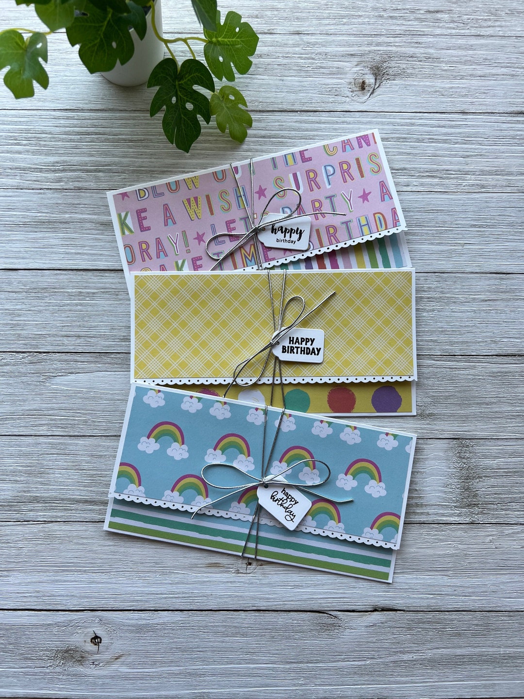 Happy Birthday Gift Card Envelope - Gift Card or Money Holders ~ Gift ...
