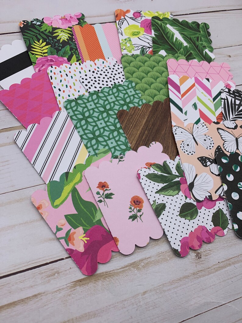 Assorted Note Cards Set of 20 Mini Scalloped Notecards 3x3 - Etsy