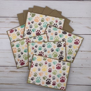 Handmade Note Cards Set of 6 ~ Thank You ~ Pet Lover ~ Cats and Dogs ...