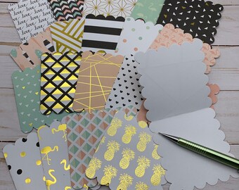 25 Mini Note Cards Lunch Box Notes Love Notes Blank Note - Etsy