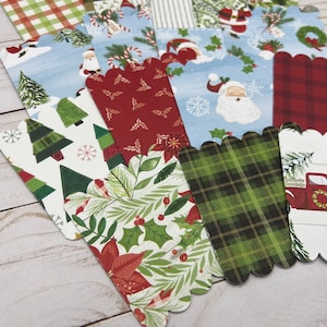 Assorted Note Cards Set of 15 Mini Scalloped Notecards 3x3 - Etsy