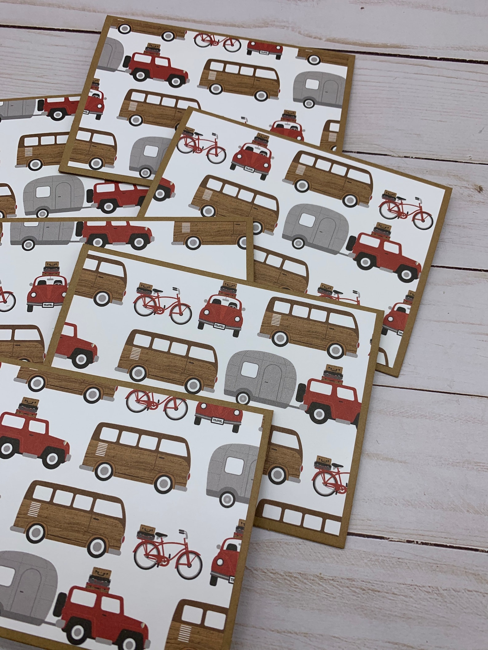 Handmade Note Cards Set of 6 Road Trip RV Campers - Etsy
