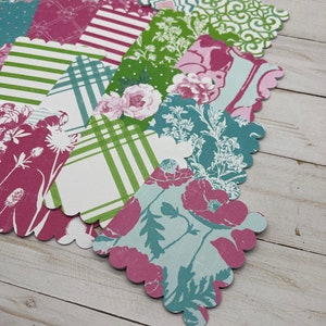 Assorted Note Cards Set of 20 Mini Scalloped Notecards 3x3 - Etsy