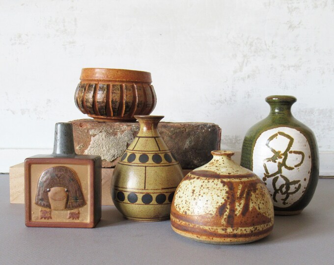 Vintage Studio Pottery Collection Mid Century Modern - Etsy