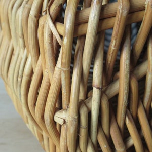 Large Willow Picnic Basket, Rustic, Farmhouse Vintage Basket, Rustic ...