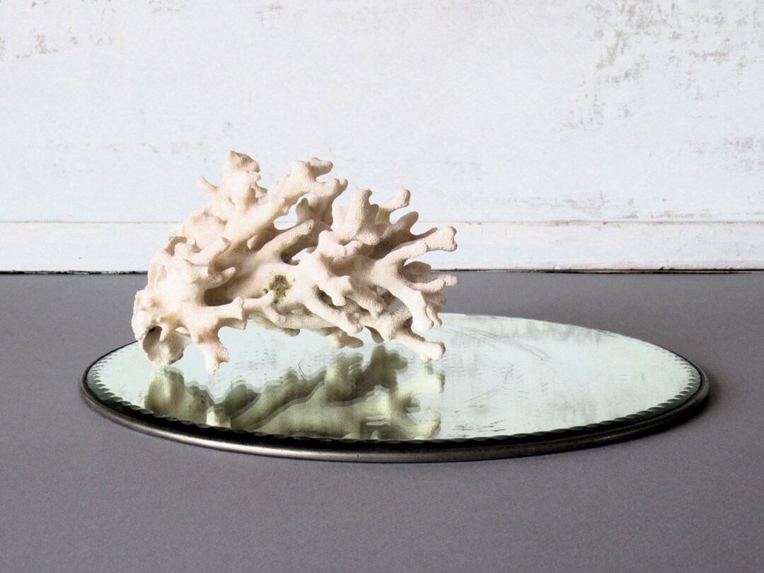 Vintage Vanity Mirror, Perfume Mirror Tray, Small Shabby Chic Mirrored ...