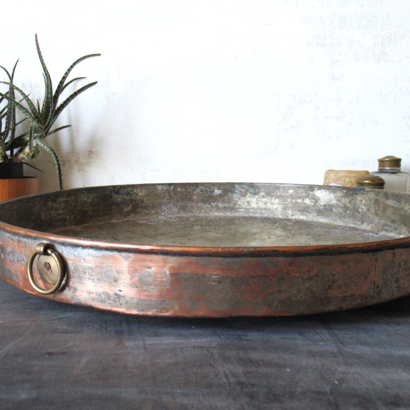 Large Copper Tray - Etsy