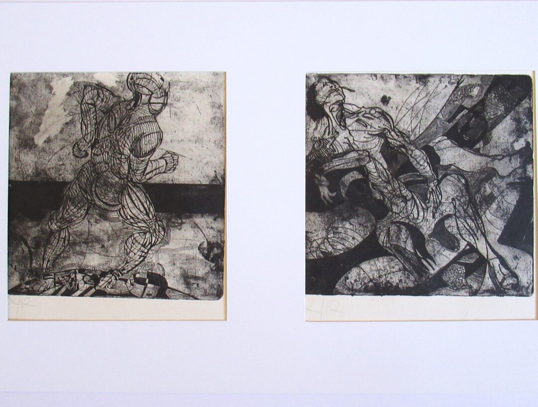 Vintage Eastern European Lithograph From 1980s Original - Etsy