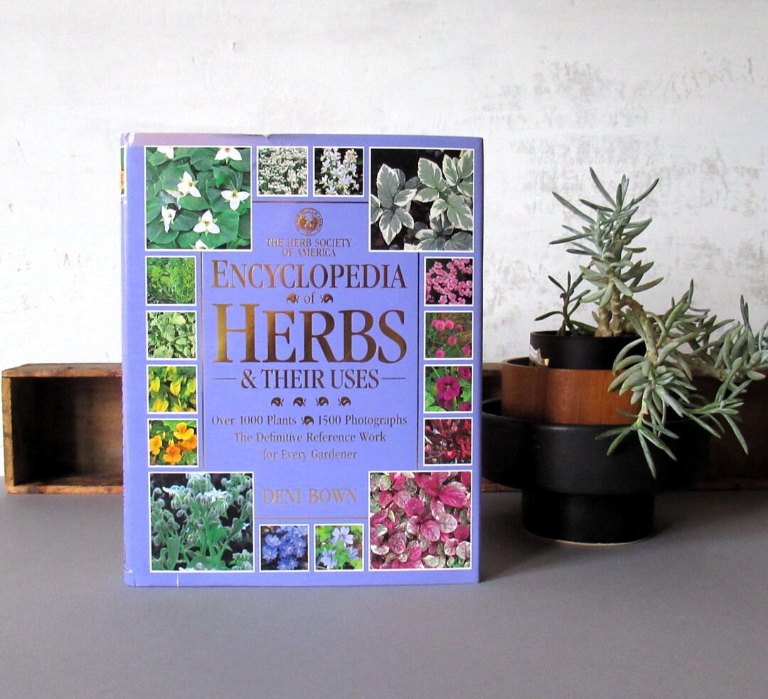 Vintage Encyclopedia of Herbs & Their Uses, Large Hardbound Reference ...