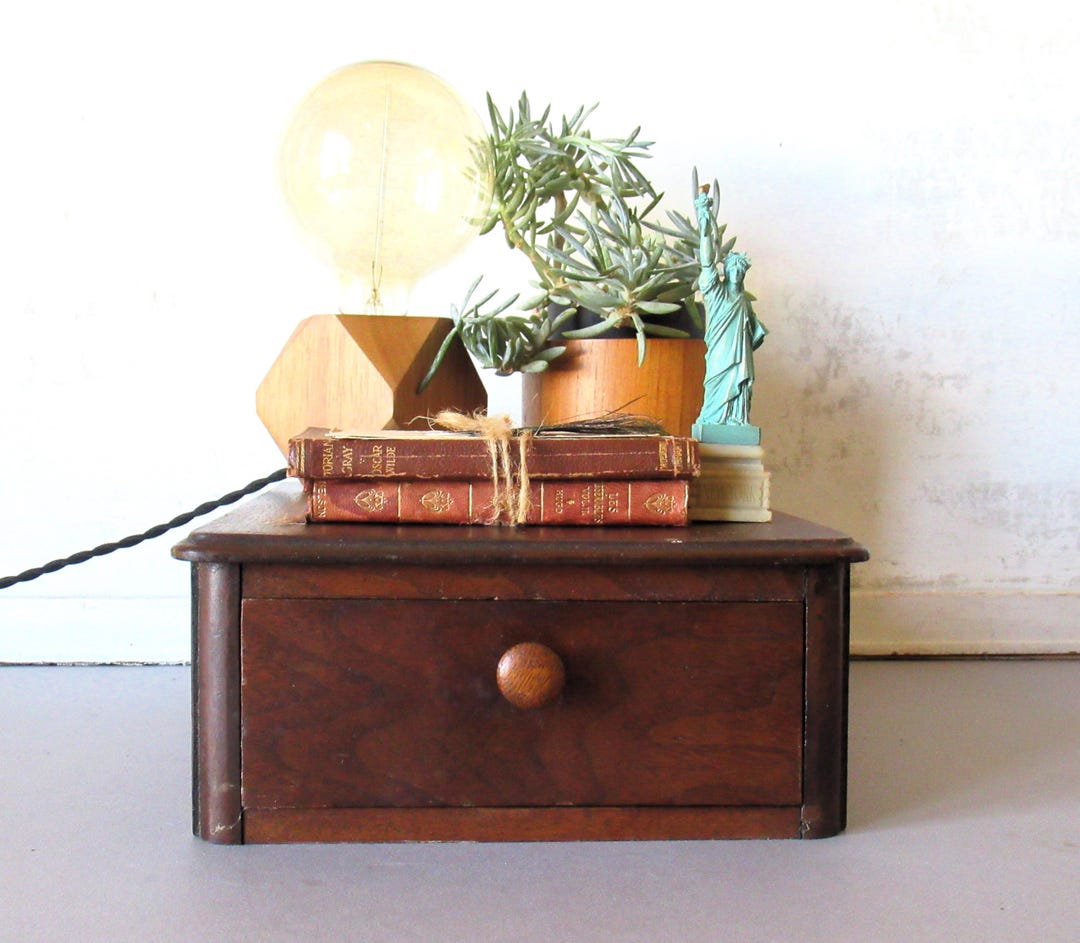 Desktop, Wooden Drawer, Desktop Storage, Office Decor. - Etsy
