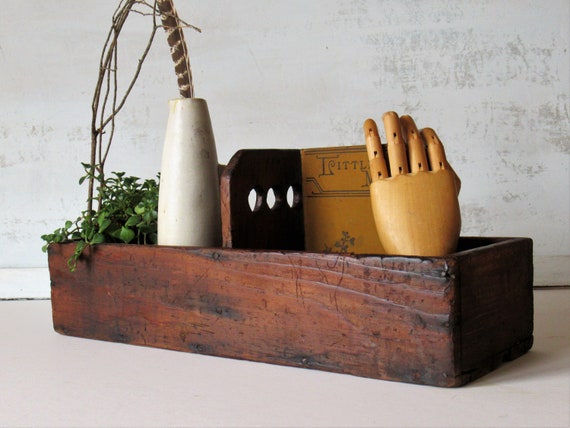 Vintage Wooden Farmhouse Caddy Rustic Caddy Gardening Caddy - Etsy