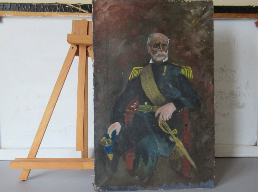 An Antique Portrait of a General Post Civil War Military - Etsy