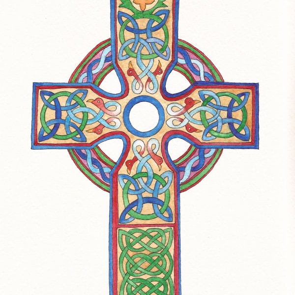 Celtic Crosses Stained Glass - Etsy