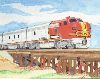 Santa Fe Super Chief | Etsy