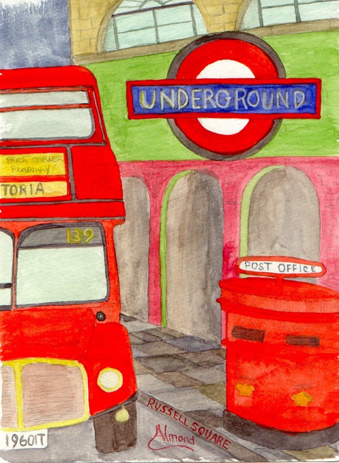 London Note Cards - Etsy
