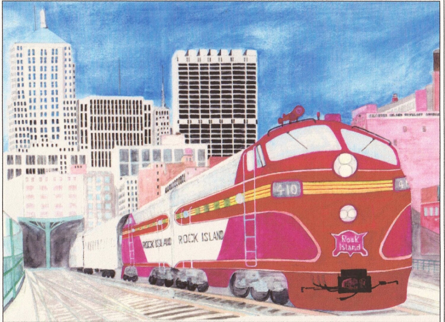 Streamline Trains and Engine Number 40 - Etsy