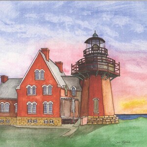 Note Cards Light Houses of Rhode Island and MA - Etsy