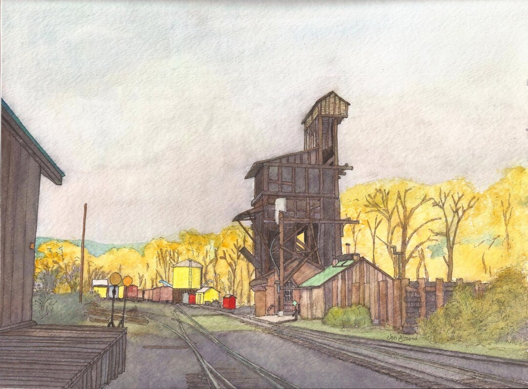 Coaling Tower and Rail Yard at Chama - Etsy
