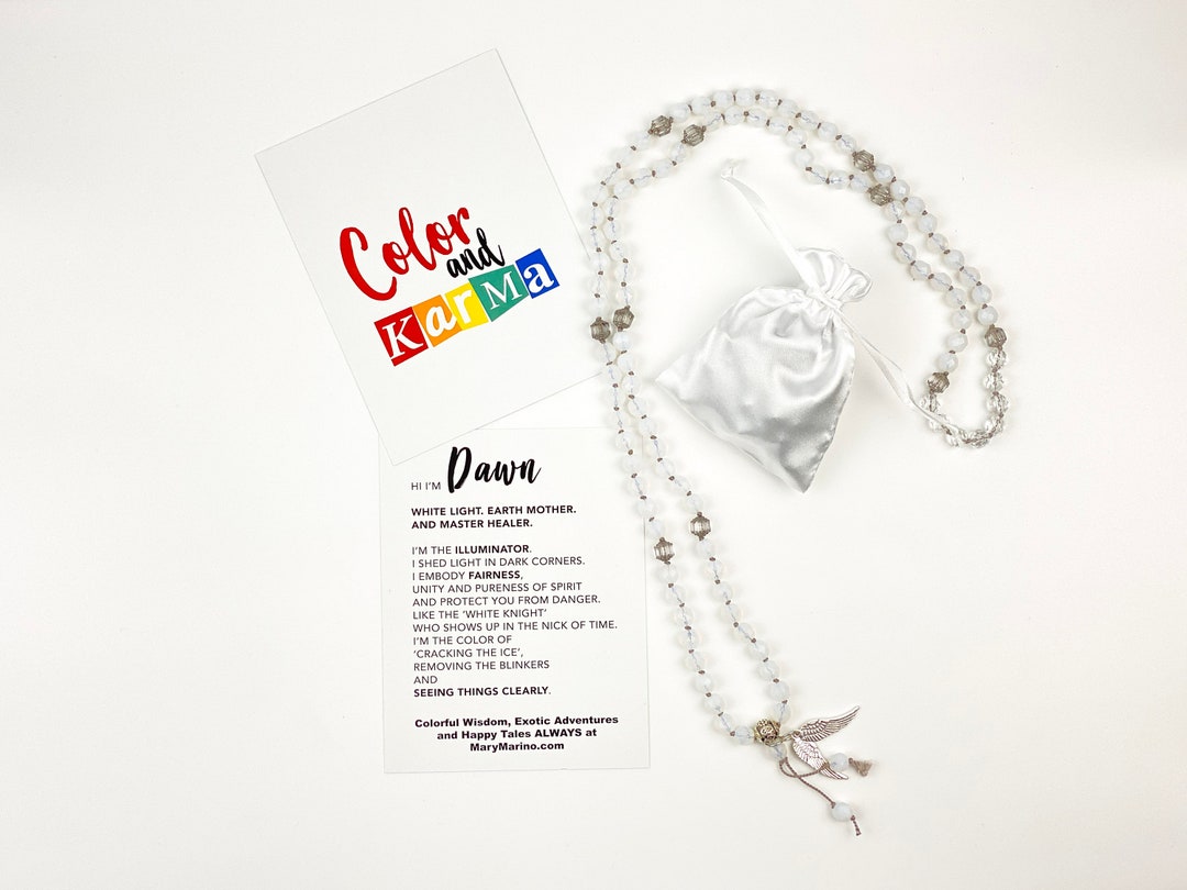 Crystal Karma Chakra Mala Necklace - Etsy