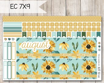 August Back to School Monthly View Kit for Use in the Penny - Etsy