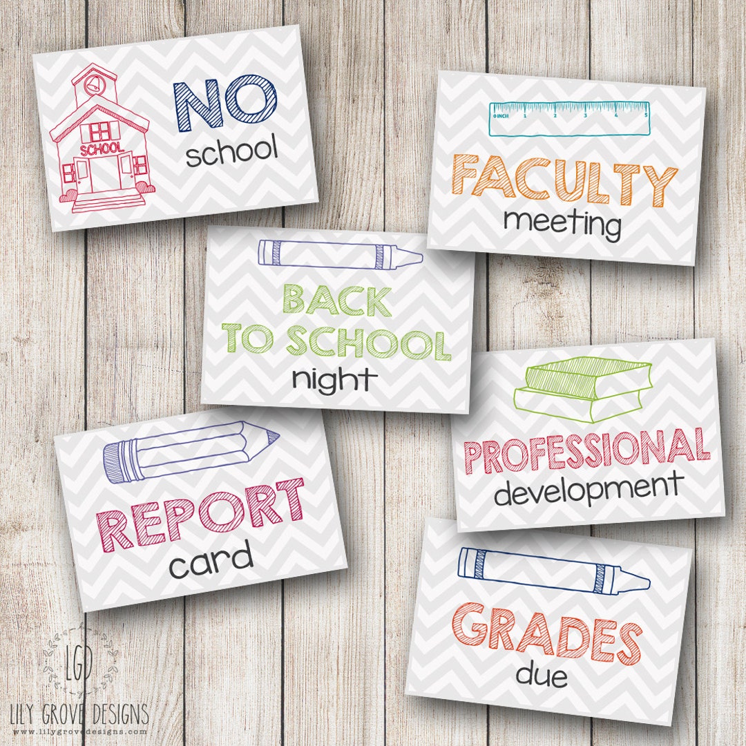 Teacher Planner Sticker Set 2 Perfect for Erin Condren Life - Etsy