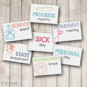 Teacher Planner Sticker Set 2 Perfect for Erin Condren Life - Etsy