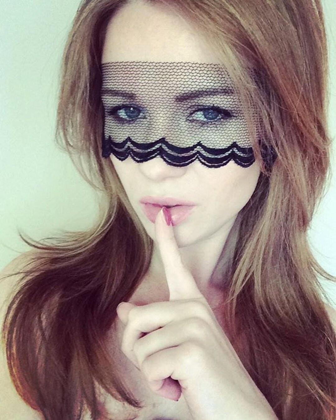 Angelika Lace Mask - Black or White Lace Mask - See Through Mask - Mesh ...