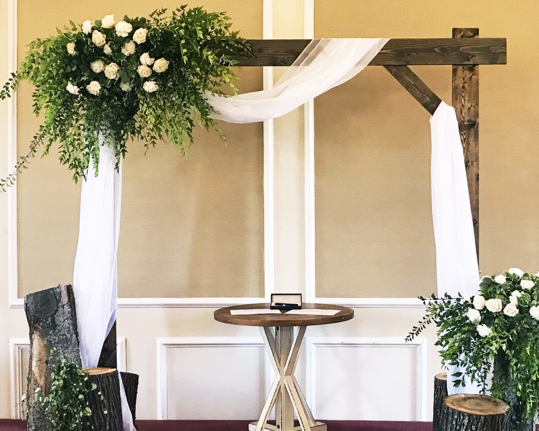 Rustic Wooden Wedding Arch, Country Wedding, Wedding Backdrop, Wedding ...
