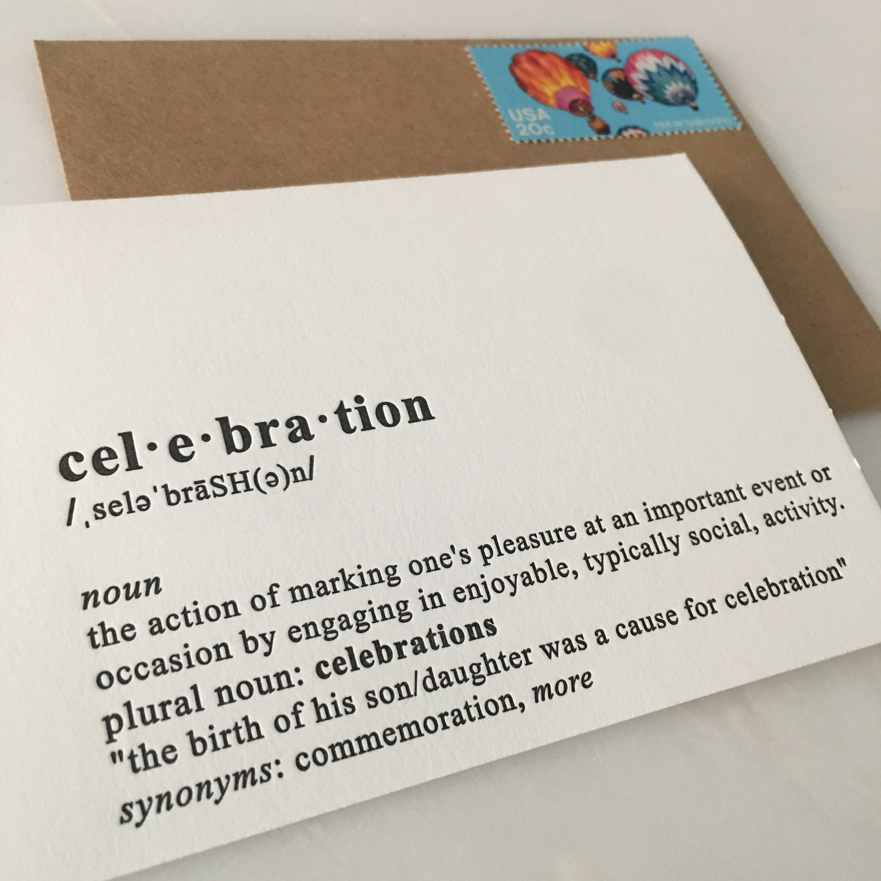 Celebration Greeting Card - Etsy
