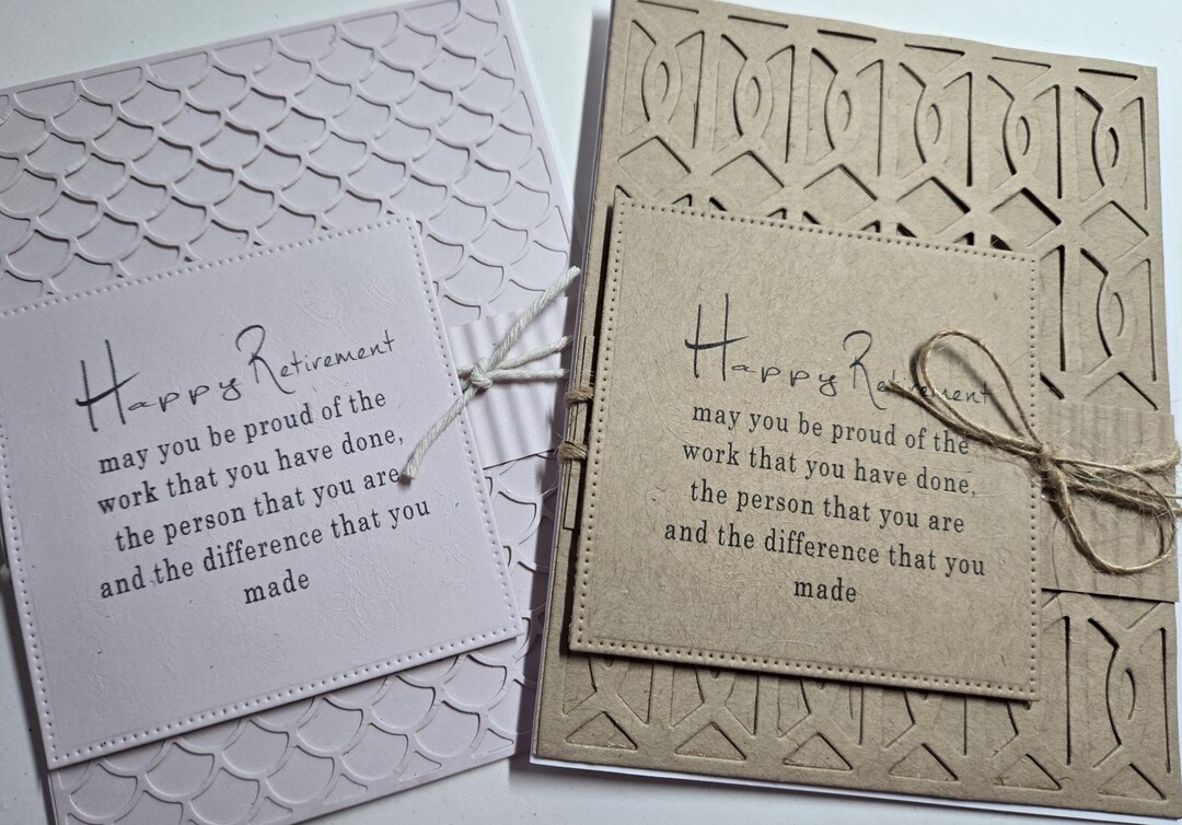 Handmade Retirement Card. for Him. for Her. Unisex. Boss. Coworker ...