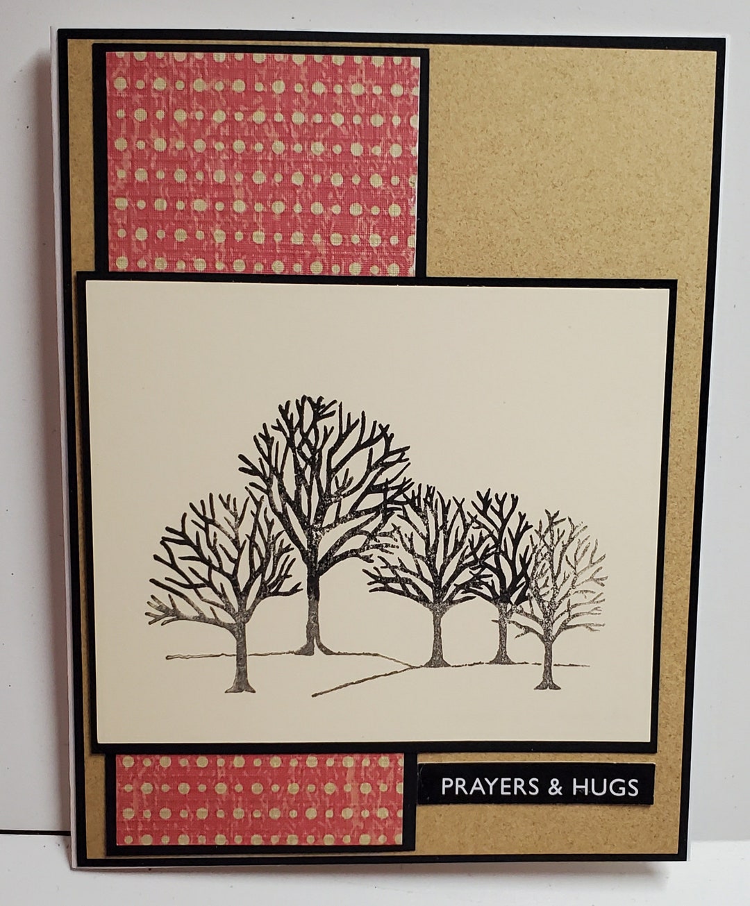 Hand Made Die Cut Sympathy Card. Grief. Mourning a Loss. Bereavement ...