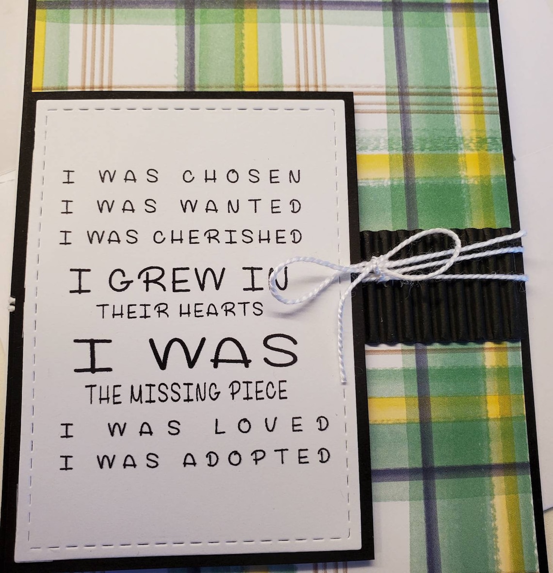 Handmade Adoption Card. Baby Card. New Parents. Older Child - Etsy