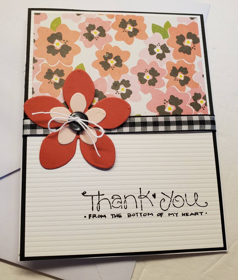 Handmade Thank You Card. Gratitude. Thankful. For Her. For | Etsy