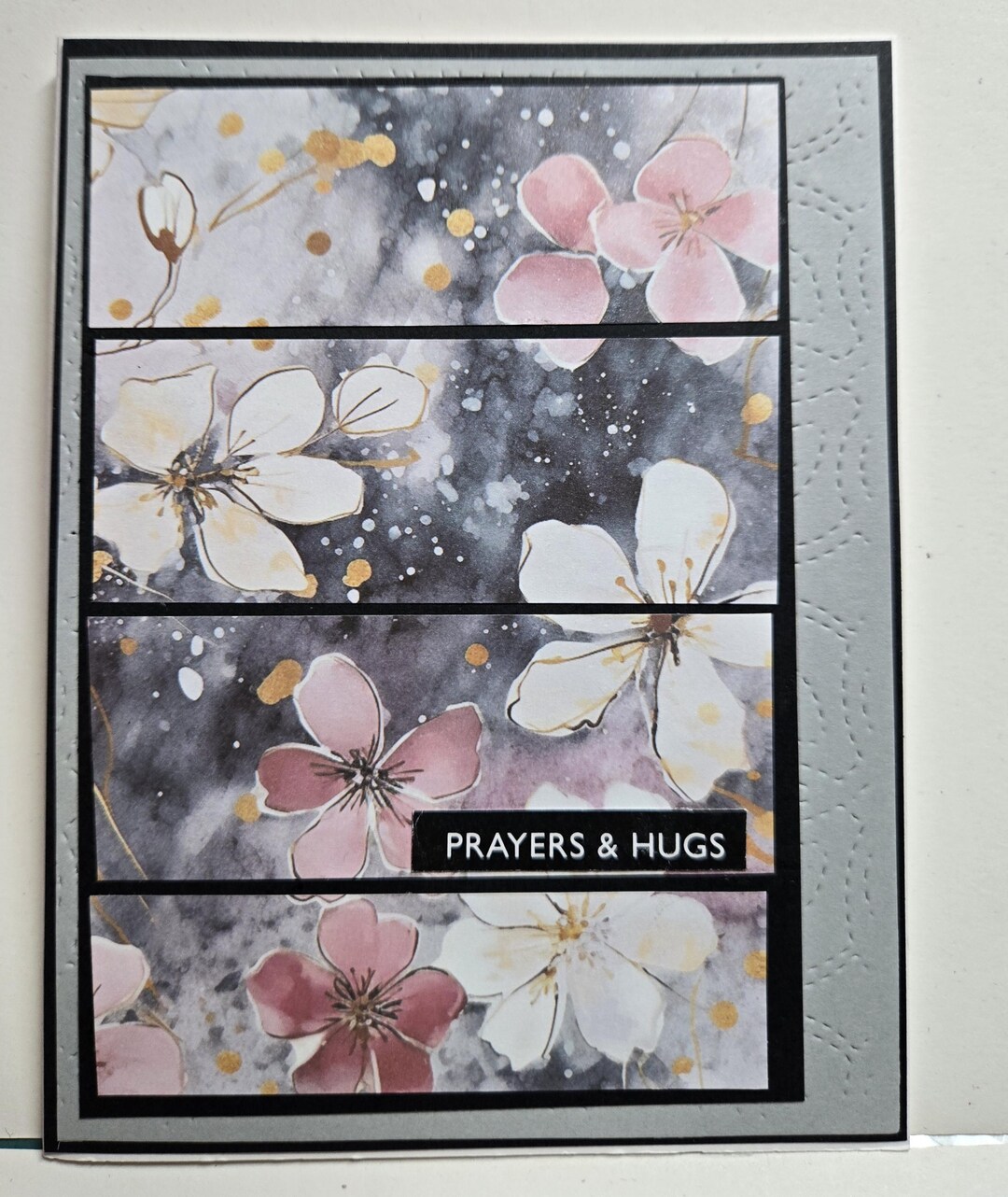 Hand Made Die Cut Sympathy Card. Grief. Mourning a Loss. Bereavement ...