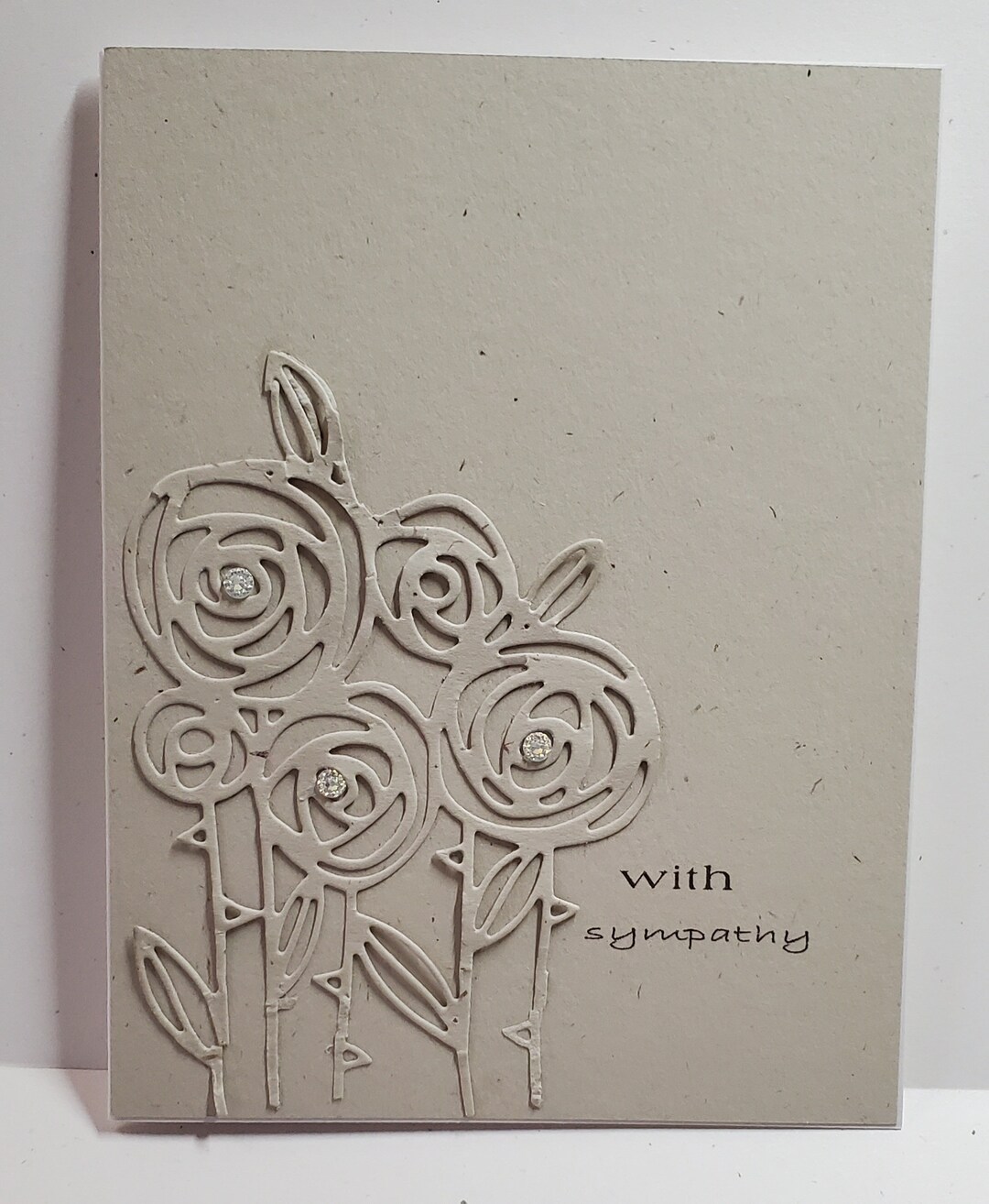 Handmade Sympathy Card. Bereavement. Grief. Loss of a Loved - Etsy