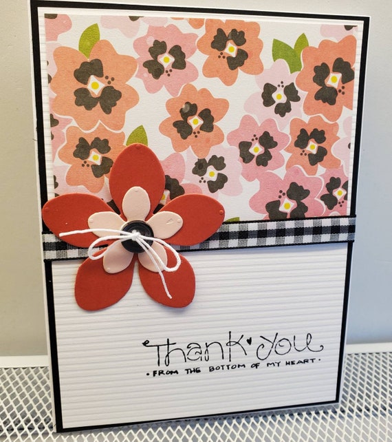 Handmade Thank You Card. Gratitude. Thankful. For Her. For | Etsy
