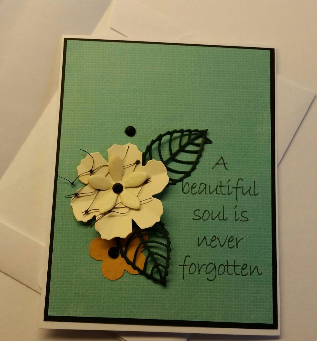 Handmade Sympathy Card. Bereavement. Grief. Loss of a Loved | Etsy