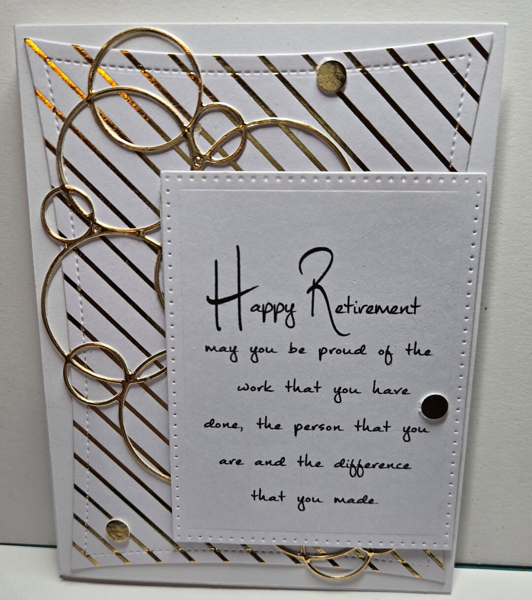 Handmade Retirement Card. for Him. for Her. Unisex. Boss. Coworker ...