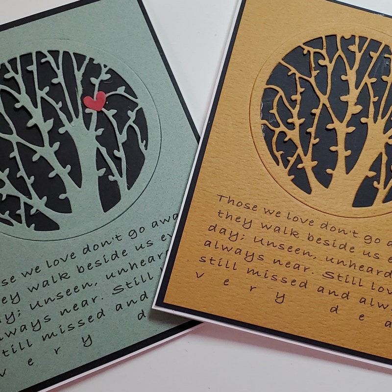 With Sympathy Die Cut - Etsy